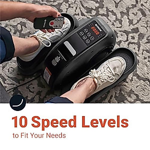 FitNation by Echelon Pedal Pro Plus Motorized Seated Elliptical, Purple