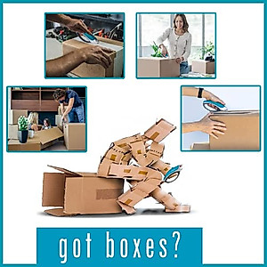 Box Cutter Retractable Utility Knife - Heavy Duty Box Cutter Knife Cardboard Cutter - Box Opener Razor Blades Utility Knife - Box Knife Carpet Cutter with 5 Sharp Blades