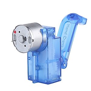Hand Crank Generator, Hand Crank Driven Electricity Generator, 3V to 6V Mechanical Emergency Power Supply Generators Science Kit, power outage supplies hand generator