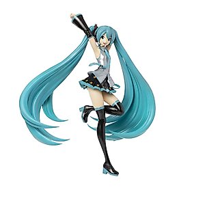 Sega Project Diva MEGA39's Hatsune Miku Diva 10th Anniversary Super Premium Action Figure, 9.8"