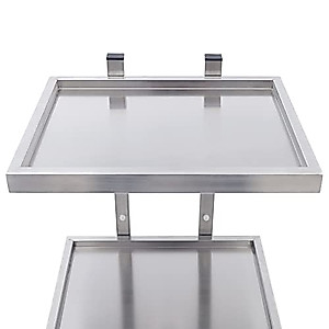 DNYSYSJ Beauty Salon Stand Rolling Cart, 2 Tier Spa Beauty Machine Holder Trolley, Salon Storage Trolley Stand, for Salons Studios Shops Medical Shops and Dentists