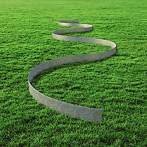 Vodaland - 2 inch Stainless Steel Garden Edging Complete Set with Included Installation Nails. (3)