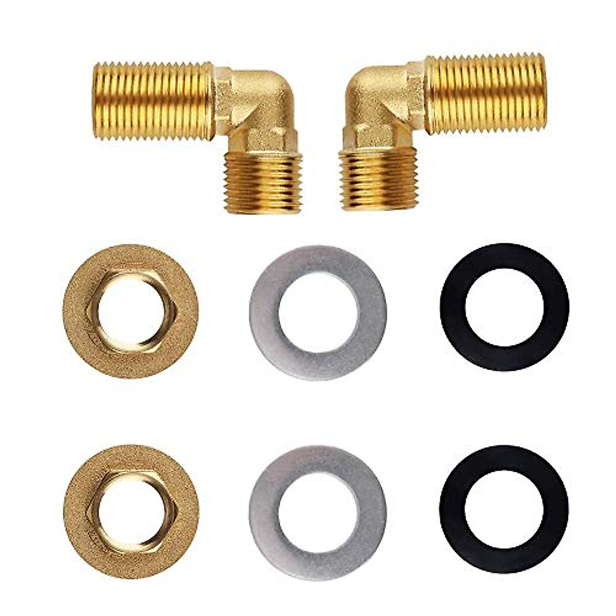 KWODE Commercial Wall Mount Faucet Installation Kit, Wall Mount Kitchen Faucet Mount Kit Backsplash Mount Set for Stainless Steel Commercial Kitchen Prep & Utility Sink