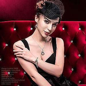 Kate Lynn Phoenix Necklace for Women Jewelry for Women Crystal Pendant Necklace Birthday Gifts for Women Unique Necklaces for Ladies Friends