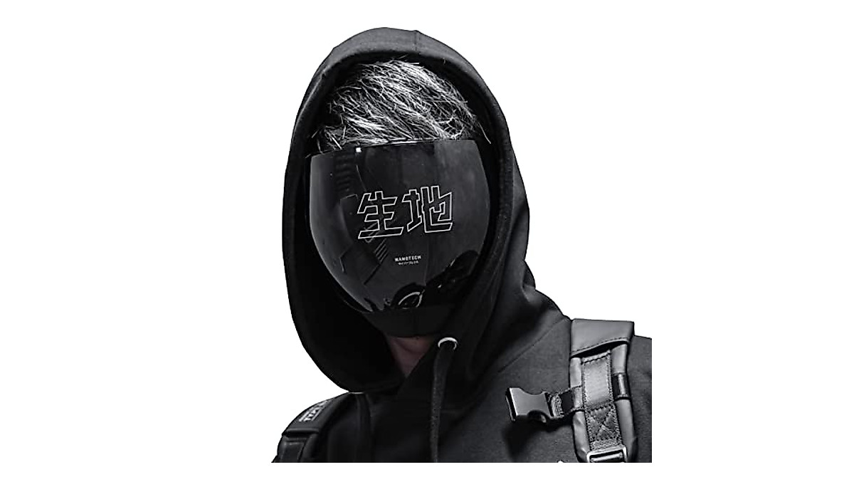 Techwear Cyberpunk Face Shield - Stylish Protection