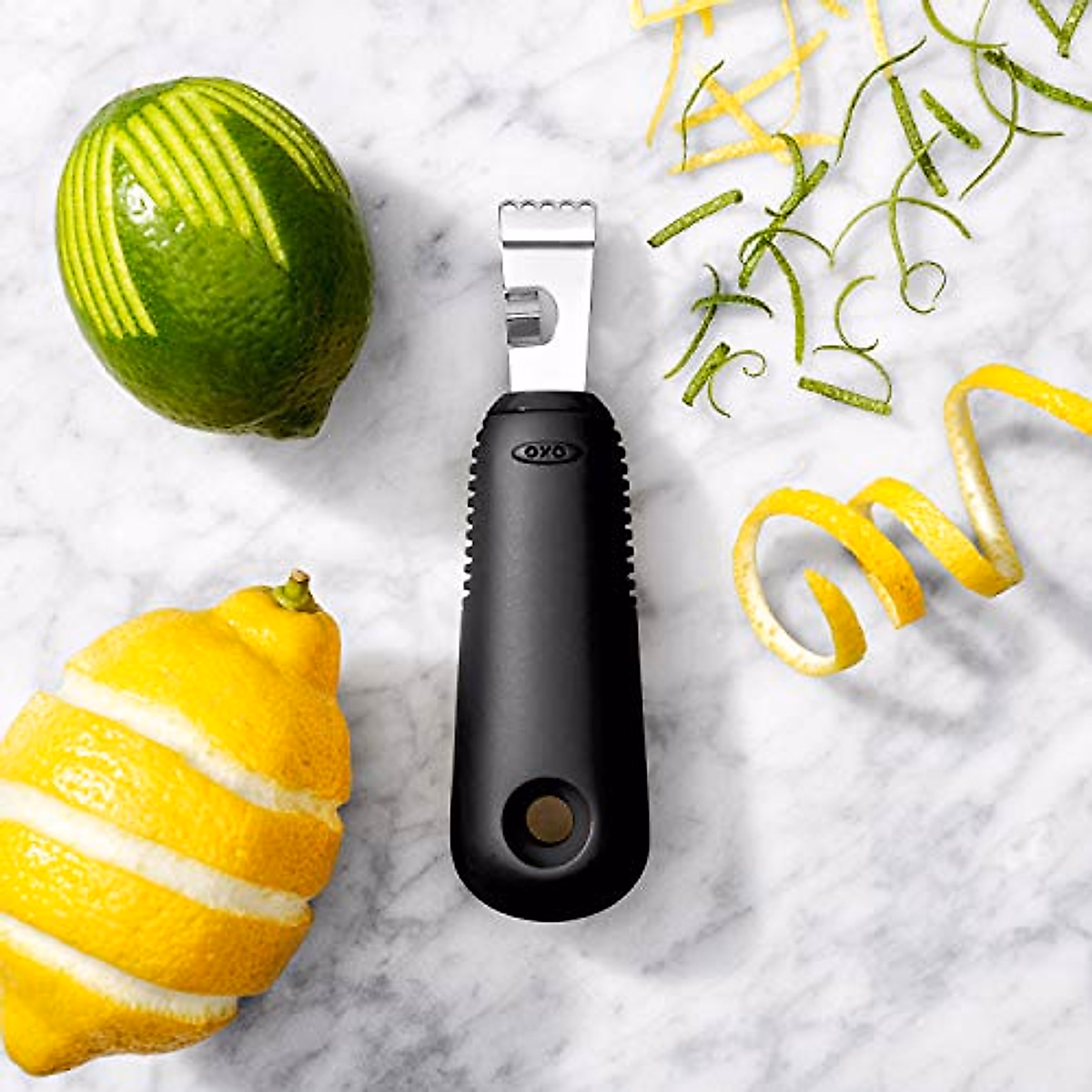 OXO Good Grips Citrus Zester With Channel Knife,Black