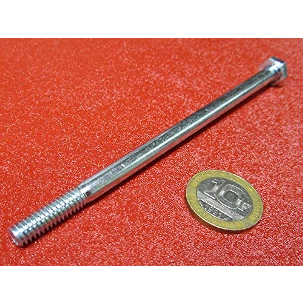 Grade 5 Zinc Steel Hex Bolts RH PT 1/4"-20 x 5.00" Length 50 pcs