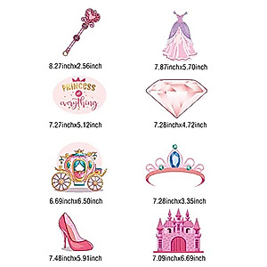 JHkim Princess Party Decorations, 30 CT Princess Birthday Party Supplies for Baby Shower Decorations, Princess Theme Birthday Party