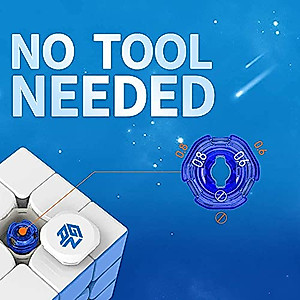 GAN 356 R S, 3x3 Speed Cube Gans 356RS Magic Cube Non-Magnetic (Stickerless)