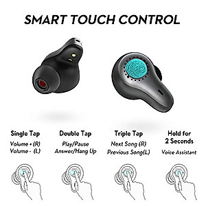 Wireless Earbuds mifo O7 Qualcomm APT-X TWS Bluetooth 5.0 Hi-Fi Stereo Sound CVC 8.0 Noise Cancelling in-Ear Sport Wireless Headphones Built-in Mic IPX7 Waterproof Earphone with Charging Case