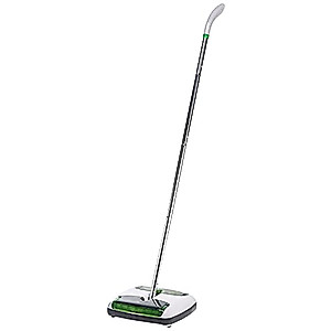 Scotch-Brite Quick Floor Sweeper for Hard Surface Floors and Low Pile Carpet, 7.5 Cleaning Path, Lightweight, No Refills to Buy