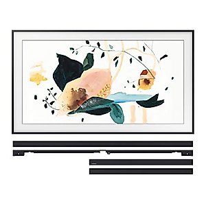 Samsung QN65LS03TA 65" The Frame 4K Ultra High Definition Smart QLED TV with a Samsung VG-SCFT65BL 65" Black Customization Bezel For The Frame TV (2020)