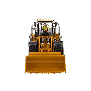 Diecast Masters CAT Caterpillar 980M Wheel Loader with Rock Bucket and Operator High Line Series 1/50 Diecast Model by 85543