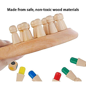 Wooden Memory Chess for Cognitive Development of Toddlers, Montessori Education Sensory Learning with Board Games for Preschool Children, Kindergarten Teaching Aids