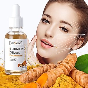 Turmeric Dark Spot Corrector Serum,Turmeric Repair Face Serum, Anti Acne Serum, Hydrating Brightening Serum for Fine Lines and Wrinkles For All Skin Types,Safe on Sensitive Skin(30ml)