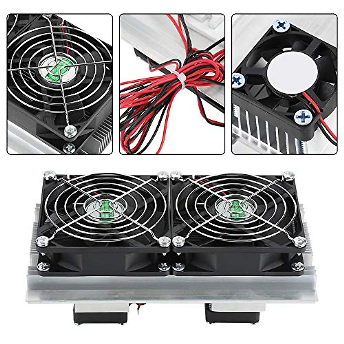 12V 12A Thermoelectric Peltier Refrigeration Cooling System Semiconductor Refrigeration Cooler DIY Kit Mini Air Conditioner Fridge