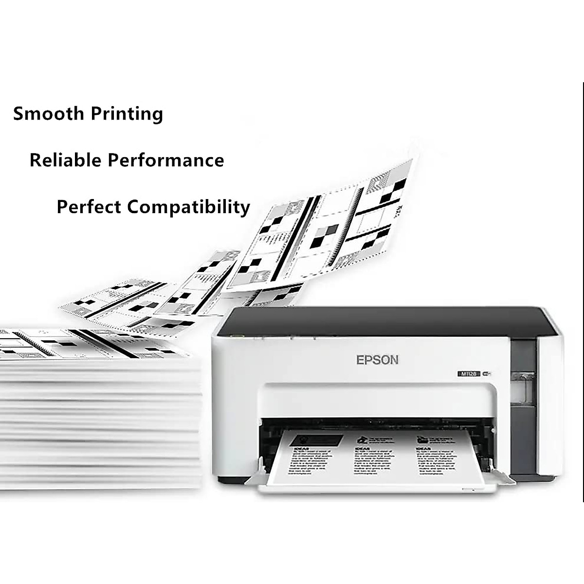 storcfe 3 Pack 532 Pigment Compatible Refill Ink Bottles Replacement for 532 T532 Black Work with ET-M1170 ET-M2170 ET-M3170 ST-M1000 ST-M2000 ST-M3000 Printer