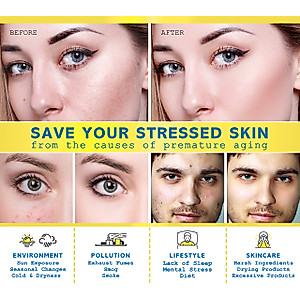 LILY SADO Honey Glow Collagen Radiance Cream Face Moisturizer - Natural Daily Facial Lotion w Manuka Honey, Apricot & Sodium Hyaluronate - Amazing Anti Aging Formula. 2 oz