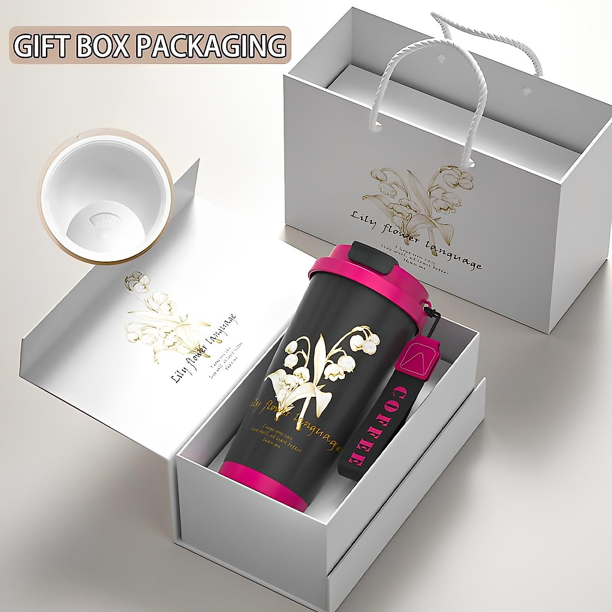 Simple Modern Travel Coffee Mug Tumbler with 360° Sealing | Ceramic-Lined Insulated Stainless Steel Cold Brew Iced Coffee Cup Thermos | Gifts for Women Men Her Him 17oz (Black)