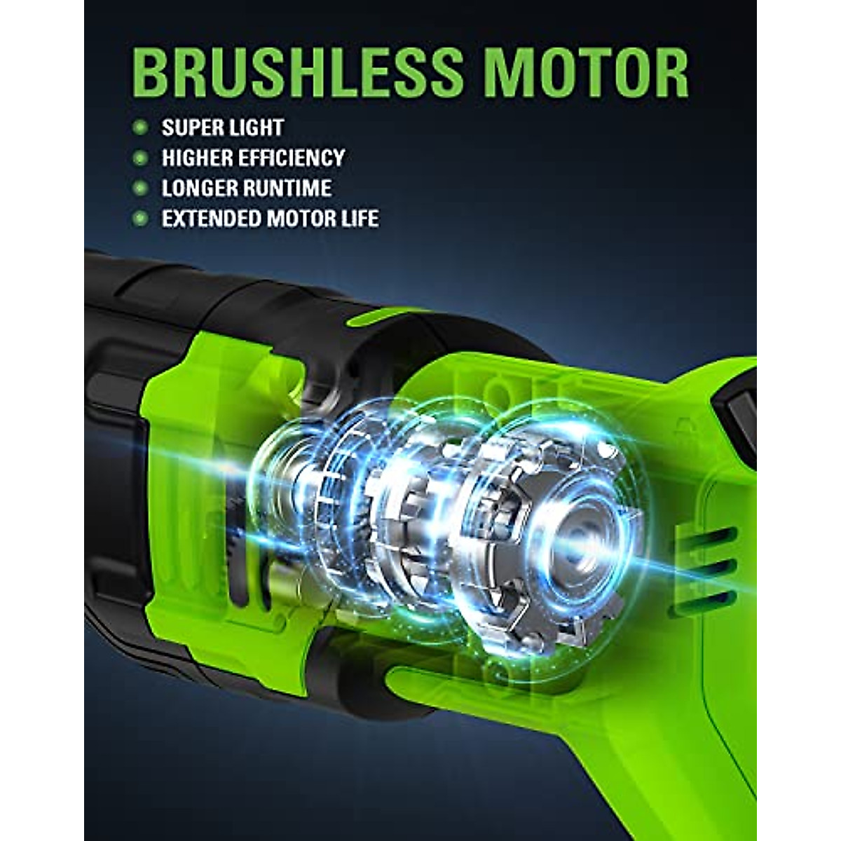 Greenworks 24V Brushless (1-1/8") Cordless Reciprocating Saw (2,7000 SPM), 4.0Ah Battery and Compact Charger Included