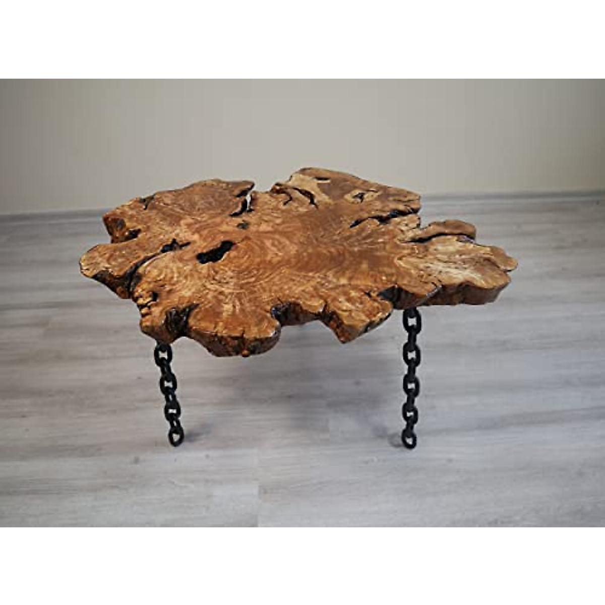 Live Edge Olive Tree Root Amazing Naturally Form Wood Slab, Big Coffee Table 81 X 64 cm (Handmade)