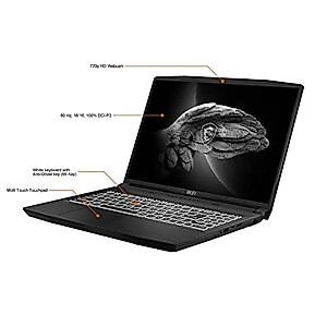2022 MSI M16 Creator 16" QHD+ (2560x1600) Laptop 12th Intel i7-12700H 14-Core 32GB DDR4 1TB NVMe SSD NVIDIA GeForce RTX 3060 6GB Backlit Keyboard Hi-Res Audio Windows 10 Pro WiFi 6 w/RATZK 32GB USB