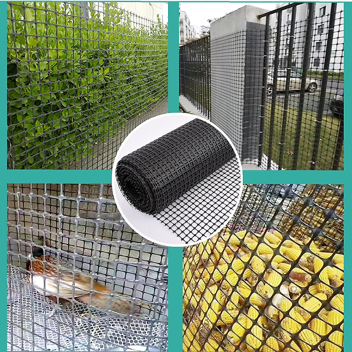 WDJBPSH Extra Long Garden Netting Fence, Multi-Purpose Backyard Lawn Safety Fencing, Large Temporary Barrier Chicken Wire Protection Yard (Color : H X L, Size : 1.2x30m/3.9ftx98.4ft)
