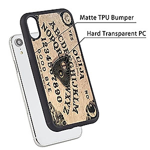 PandaWanderer MIZEHAI Phone Case for iPhone Xr with Ouija Board Witch Pattern Anti-Yellowing Shockproof TPU Silicone Protective Cover Multicolor