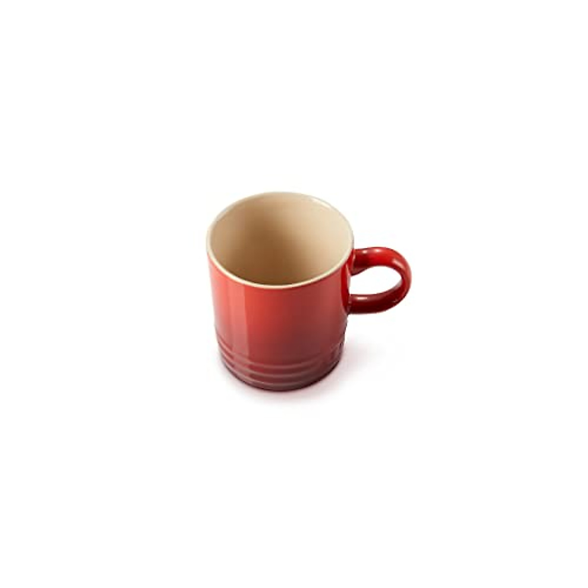 Le Creuset Stoneware Espresso Mug, 3 oz., Cerise, 1 Count (Pack of 1)