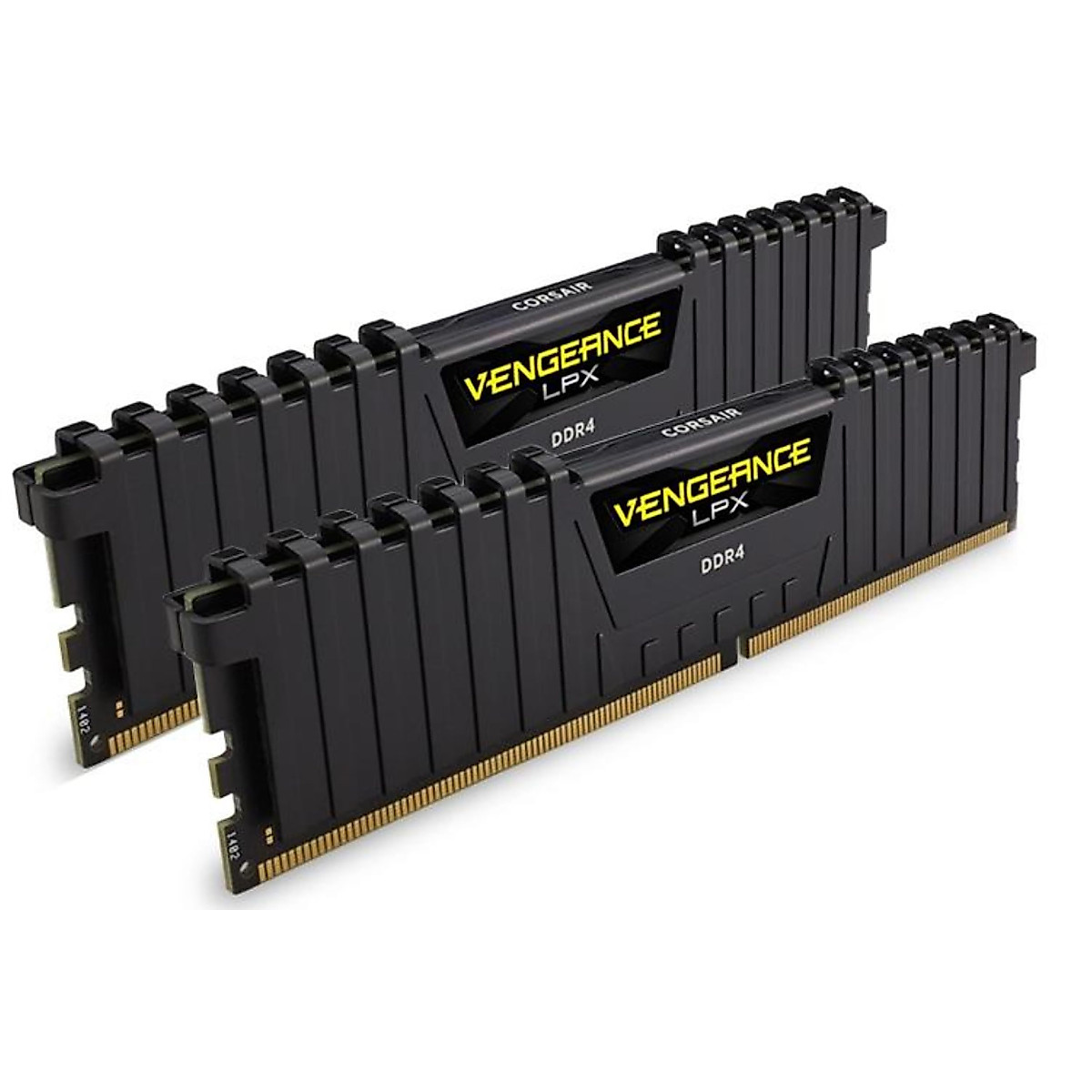 Corsair Vengeance LPX 16GB (2x8GB) DDR4 DRAM 2400MHz C16 Desktop Memory Kit - Black (CMK16GX4M2A2400C16), Vengeance LPX Black, 16GB (2 x 8GB)