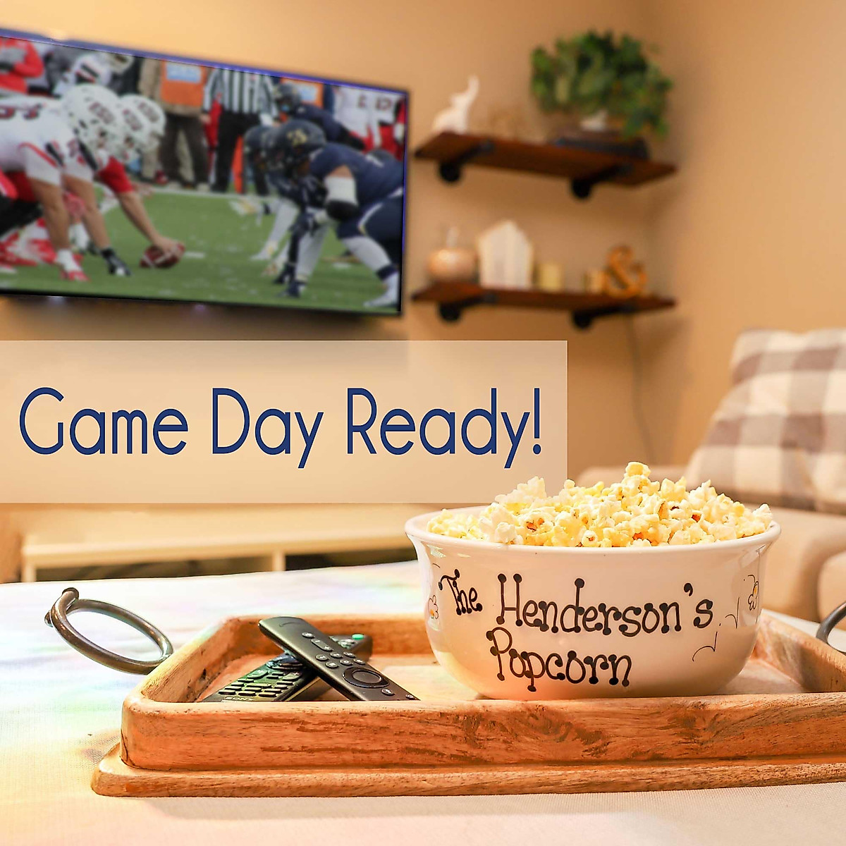 My Bambino Personalized Ceramic Popcorn Bowl