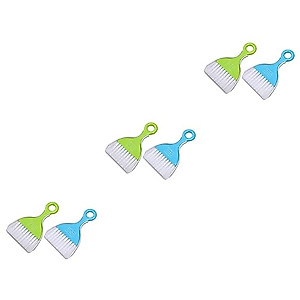 Didiseaon 6 Sets Cleaning Broom Kid Broom Hand Sweeping Brush Small Hand Broom Mini Broom Desktop Cleaner Dust Broom Hand Whisk Broom Mini Dusting Broom Broom Cleaning Dustpan