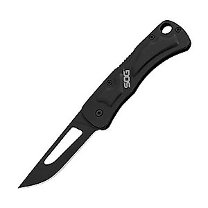 SOG Centi II Folding Knife Keychain Size, 2.1"" Blade (CE1012),Black