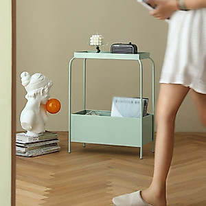 YXBDN Shelves Bathroom Accessories Bedside Tables Bathroom Shelves Kitchen Carts (Color : E, Size : 65cm*51cm)
