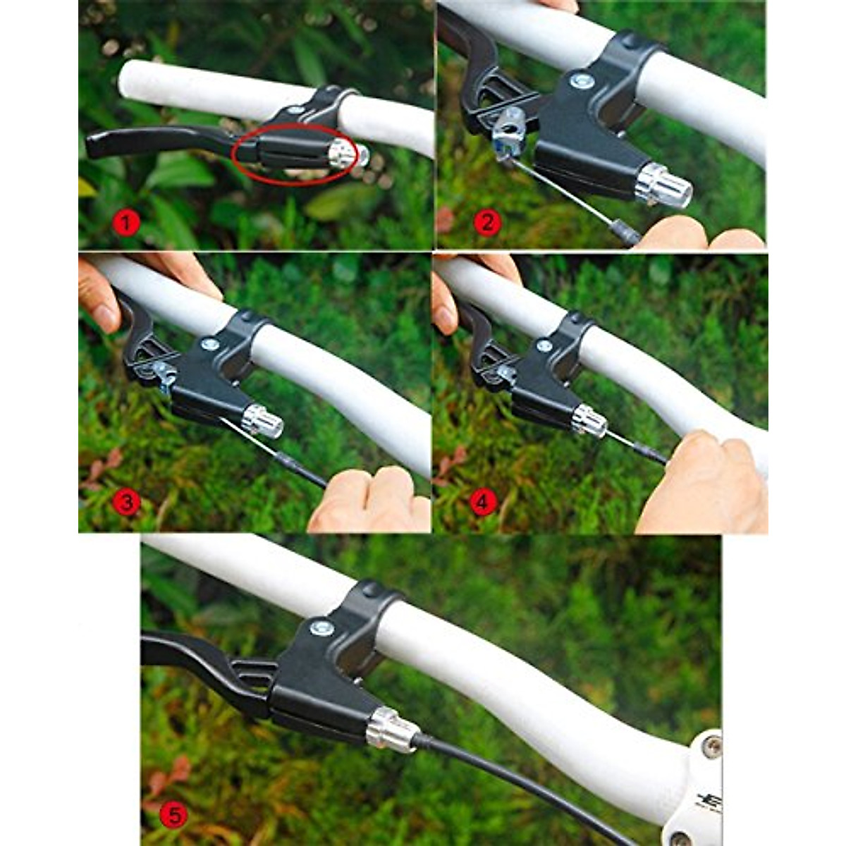 BicycleStore Bicycle 1 Pair Universal Full Aluminum Alloy Brake Handle Mountain Road Bike Brake Lever 2.2cm Diameter…