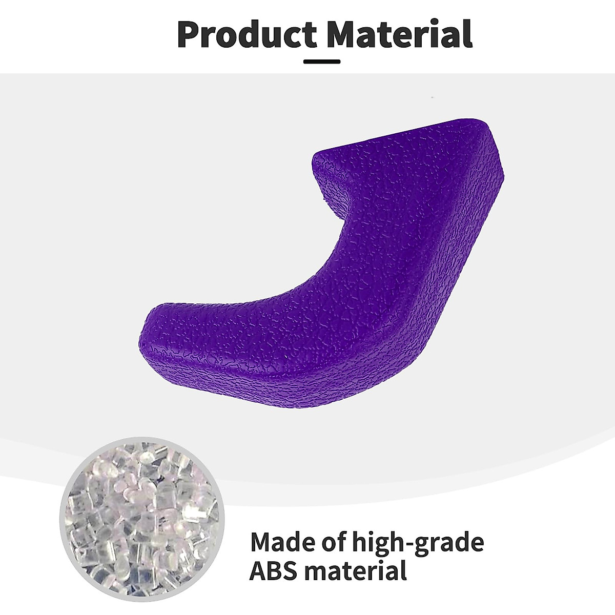 JWWY Bumper Tow Hook Covers Tow Trailer Hitch Receiver Cover Towing Hitch Rubber Sleeve Protector Cover Trim Fit for 2007-2025+Jeep Wrangler JL Gladiator JT 4XE JK Exterior Accessories 2pcs Purple