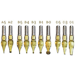 Speedball 30710 10 Pen Nib Assorted Set