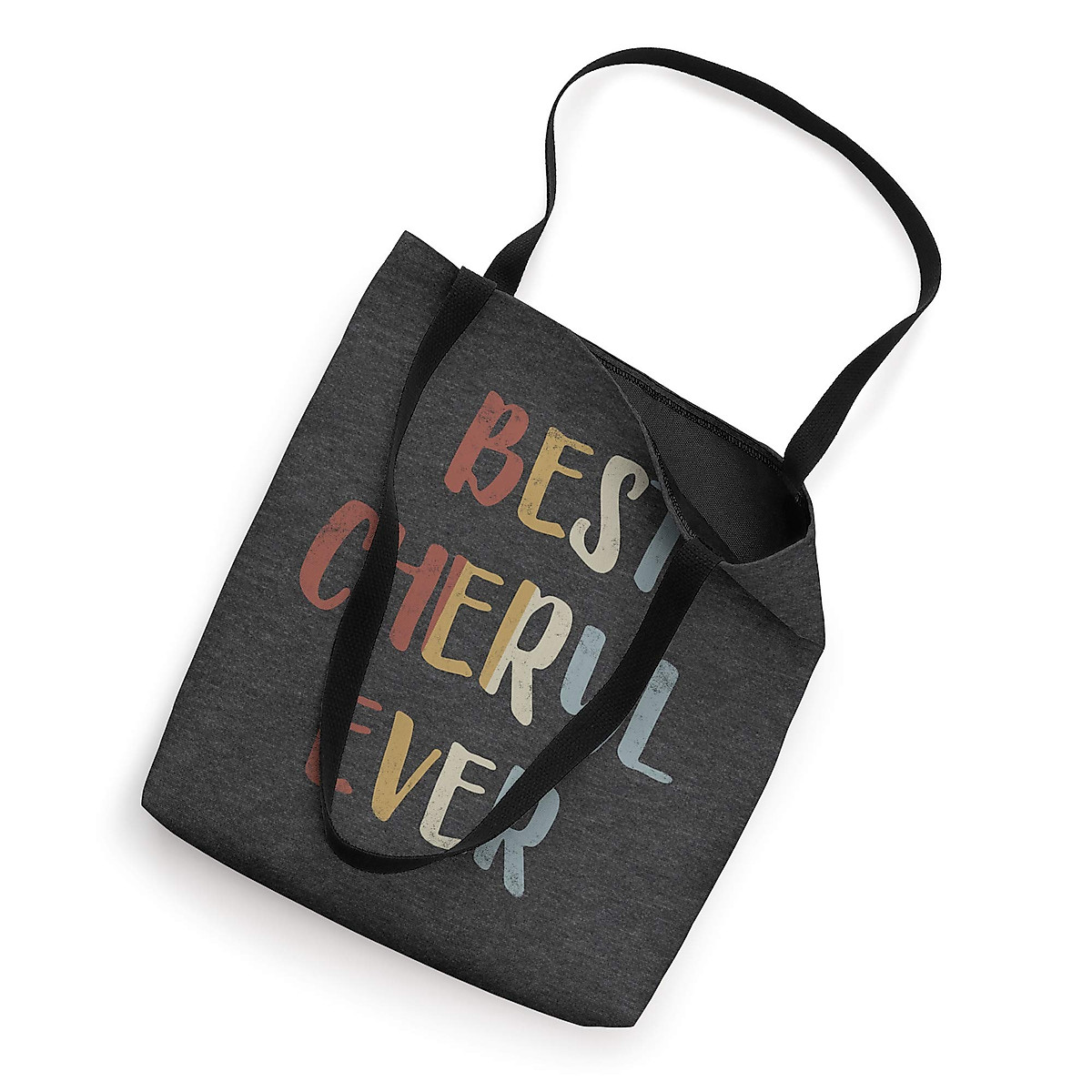 Best Cheryl Ever Retro Vintage Name Gift Dark Heather Gray Tote Bag