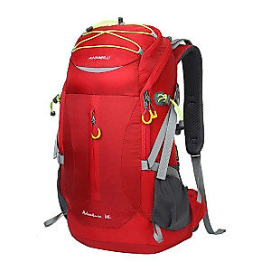 LOCALLION 40L Hiking Backpack Large Capacity Camping Daypacks Lightweight Travel Backpacks for Men Women