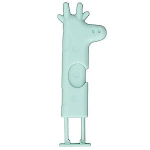 Tgoon Chip Bag Clip, Bag Sealing Clips High Elasticity Bright Color Plastic Material Simple Practical Giraffe Look for Office for Snack Bag for Kitchen(Giraffe Seal Buckle - Green)