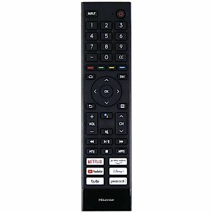 AJPro Replacement Remote Control for Hisense Smart Android TV Model ERF3J80H with Voice Control Works with TV 43A6G 50A6G 55A6G 65A6G 75A6G 50U6G 55U6G 65U6G 75U6G (Renewed)