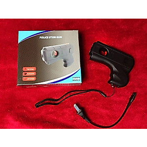 DZS-708 DZS Hand Pistol Stun Gun LED Light Rechargeable Battery (Black)