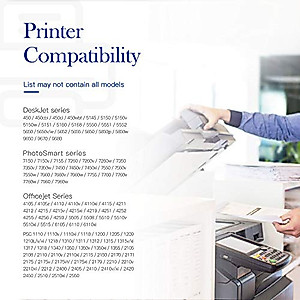 Valuetoner Remanufactured Ink Cartridges Replacement for HP 56 & 57 C9321BN C6656AN C6657AN for Deskjet 5550 5650 5150, Photosmart 7350 7260 7450 7550 7760, PSC 2210 Printer (1 Black, 1 Color, 2 Pack)