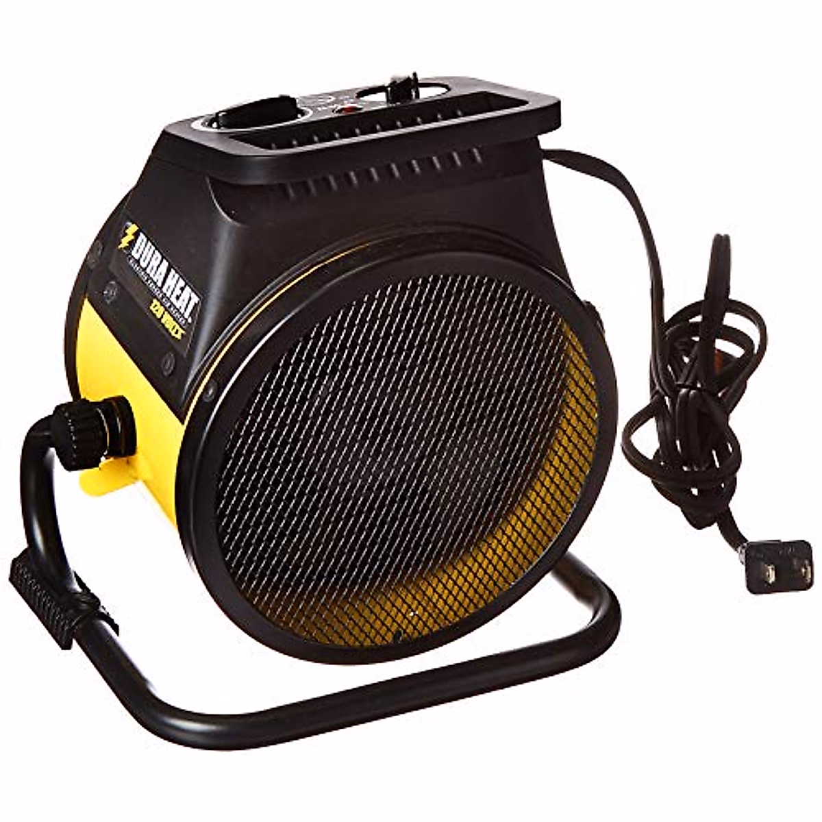 Dura Heat EUH1465 Electric Forced Air Heater with Pivoting Base 5,120 BTU, Yellow