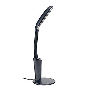 V-Light Desk Lamp, LED Lamp, Reading Lamp with Adjustable Gooseneck Arm, Daylight Effect Office Lamp, Table Light, Black