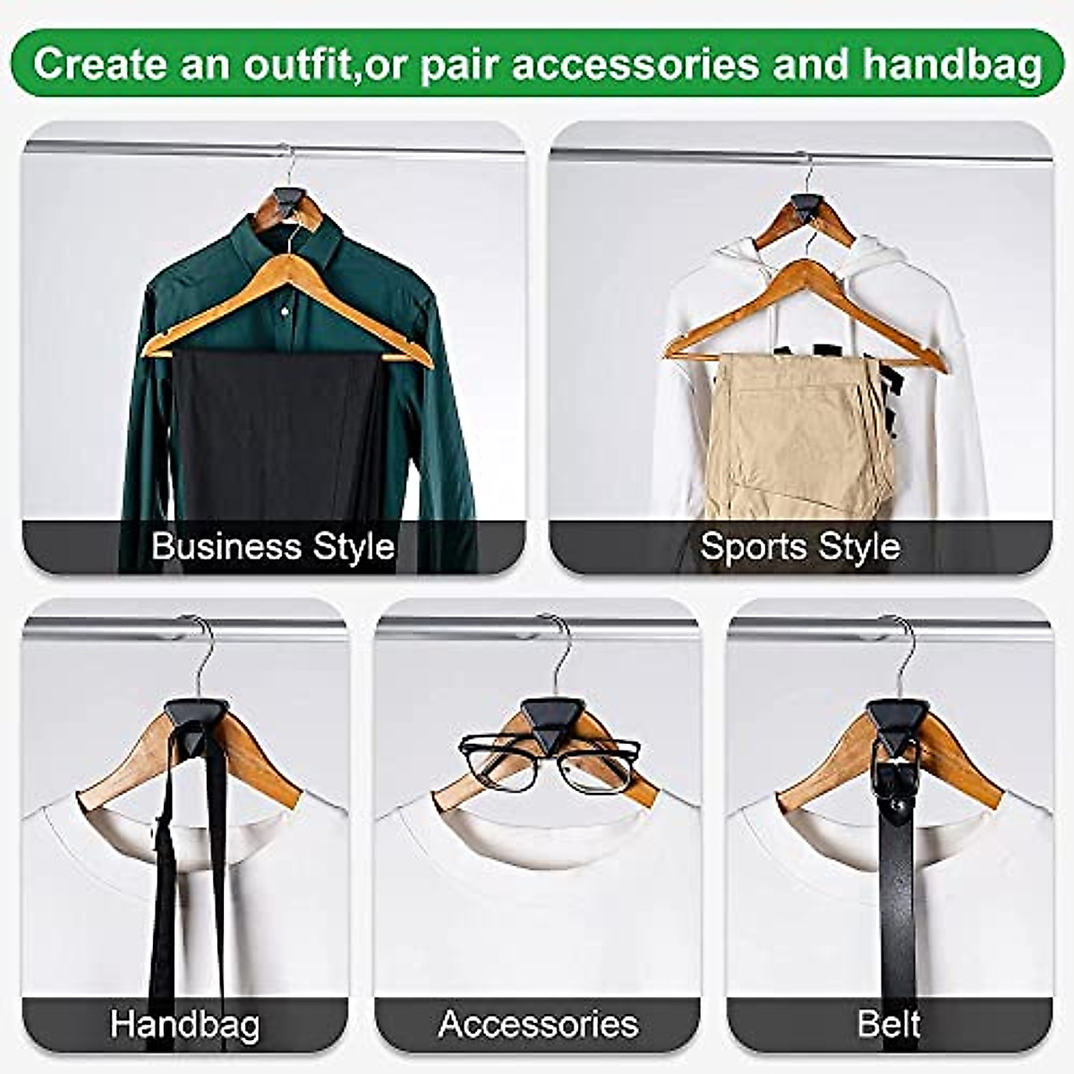 Space Triangles Hanger Hooks Cascade Hangers to Create Up to 3X More Closet Space Easy to Use Slip-Over Design Organize Shirts Pants (Cat)