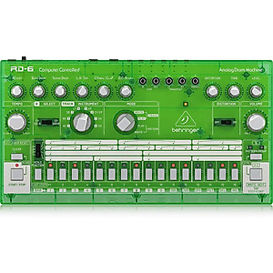 Behringer RD-6-LM Analog Drum Machine - Lime Translucent