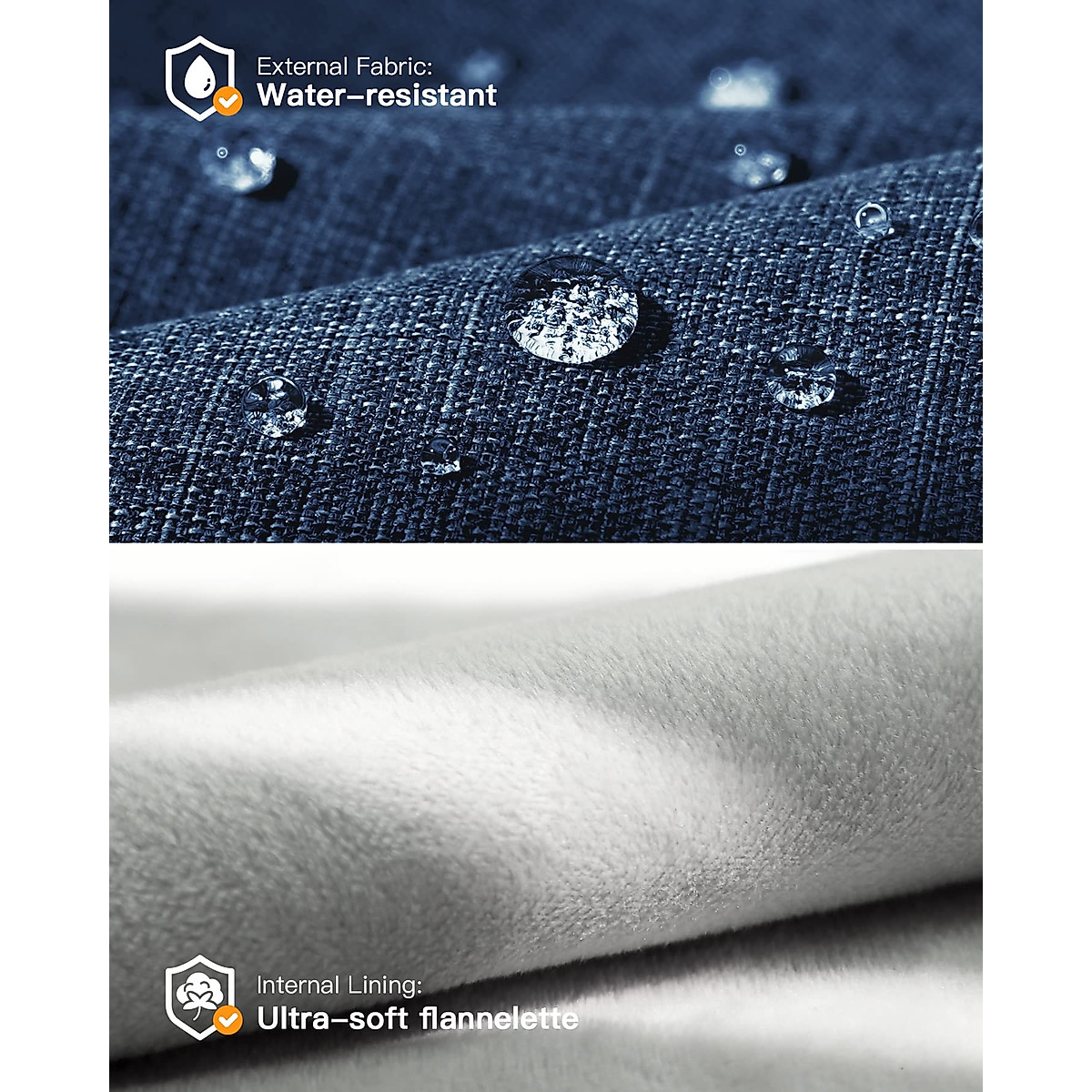 Inateck 360° Protection Laptop Bag with Accessory Bag, Compatible with 13-inch MacBook Air/Pro M3 M2 M1 2016-2024, Blue