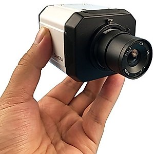 Vanxse CCTV 1/3 CCD 1000TVL HD 3.6mm 8pcs IR LEDs Day/Night Mini Bullet Security Camera Indoor/Outdoor Surveillance Camera with Bracket Easy Install