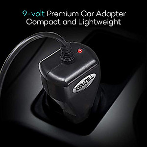 9 Volt Car Vehicle Adapter for Medela Pump-in-Style Advanced Breast Pump, CE FCC Approved Power Adapter Replaces Part # 67174